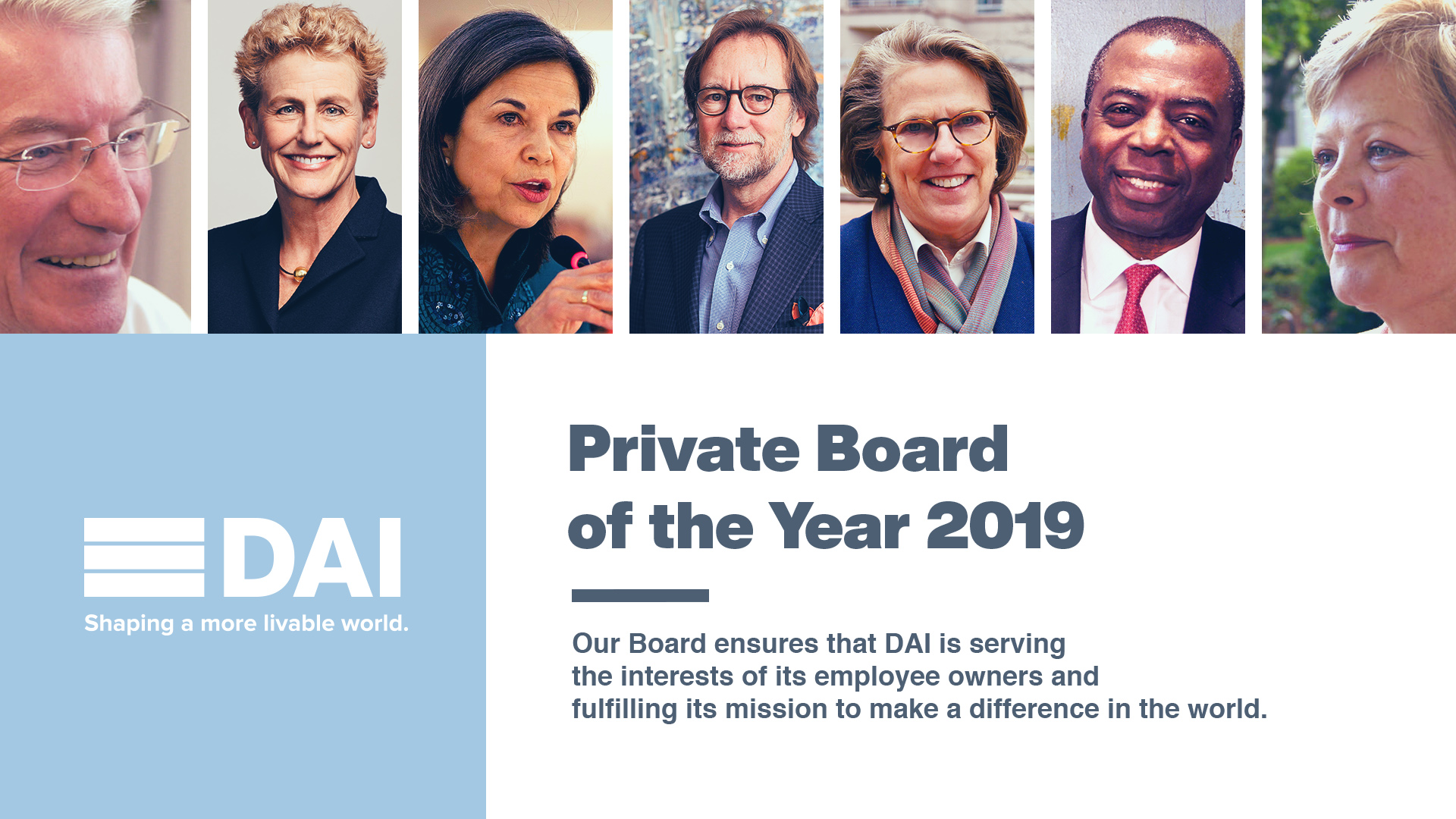 DAI Board Named Private Board of the Year for 2019 · DAI: International ...
