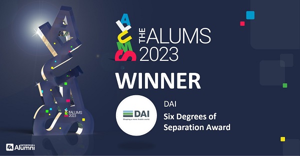 DAI Alumni Network Wins Award for Maximizing Connections · DAI ...