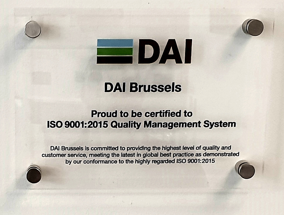 DAI Expands ISO 9001:2015 and ISO 14001:2015 Certifications for ... DAI Expands ISO 9001:2015 and ISO 14001:2015 Certifications for ...